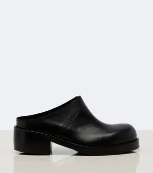 Dries Van Noten Leather Mules