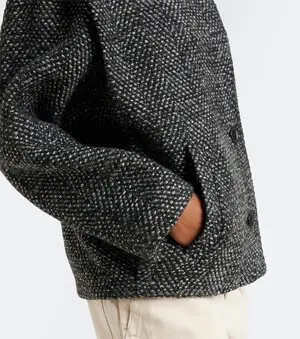 MARANT ETOILE Tweed Jacket - Black