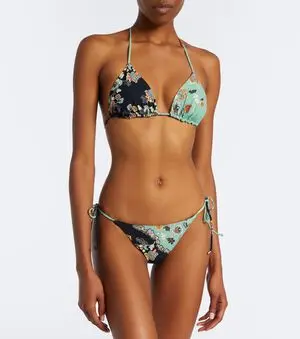 Roberto Cavalli Floral Bikini Bottoms
