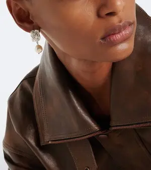Magda Butrym Faux Pearl Drop Earrings