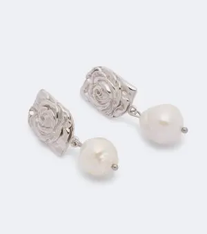 Magda Butrym Faux Pearl Drop Earrings
