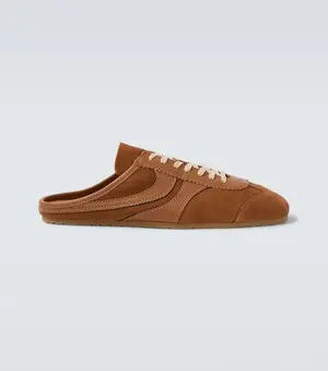 Dries Van Noten Suede Mules - Brown