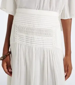 MARANT ETOILE Isabel Pylka Maxi Skirt - White