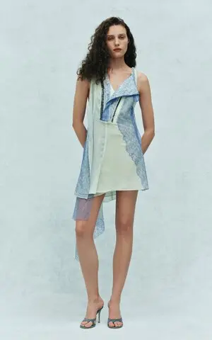 Christopher Esber Cleo Utility Silk Mini Dress