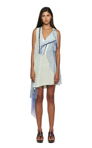 Christopher Esber Cleo Utility Silk Mini Dress