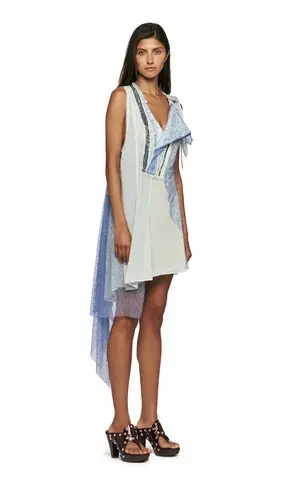 Christopher Esber Cleo Utility Silk Mini Dress