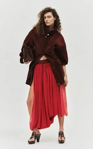 Christopher Esber Glacis Baloon Silk Trousers