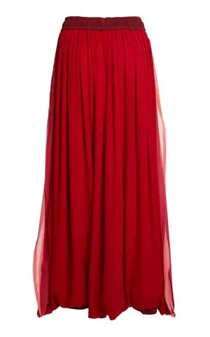 Christopher Esber Glacis Baloon Silk Trousers