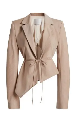 Christopher Esber Ren Bias Wool Blazer