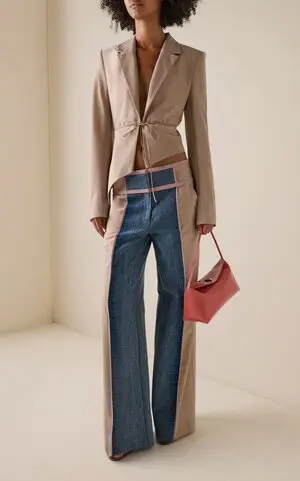 Christopher Esber Ren Bias Wool Blazer