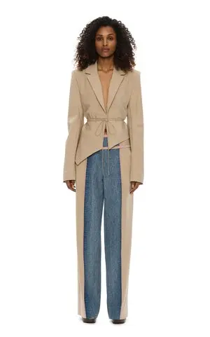 Christopher Esber Ren Bias Wool Blazer