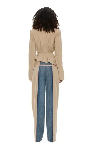 Christopher Esber Ren Bias Wool Blazer