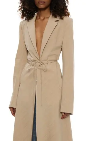 Christopher Esber Ren Bias Wool Coat