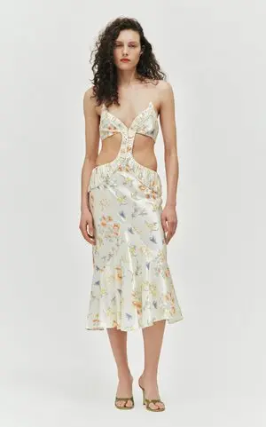 Christopher Esber Heirloom Brocade Silk Maxi Dress