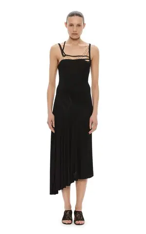Christopher Esber Venise Lasercut Leather Dress