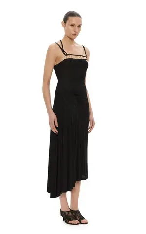 Christopher Esber Venise Lasercut Leather Dress