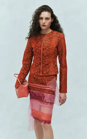 Christopher Esber Venise Lasercut Leather Jacket