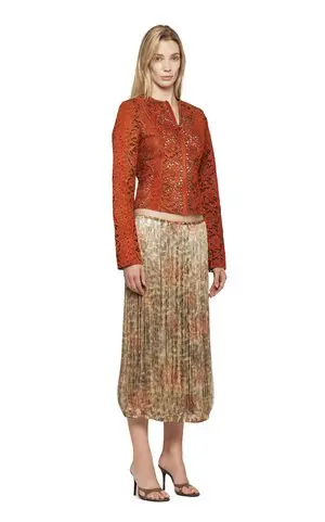 Christopher Esber Venise Lasercut Leather Jacket