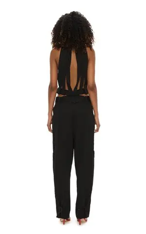 Christopher Esber Maelis Cropped Halter Top