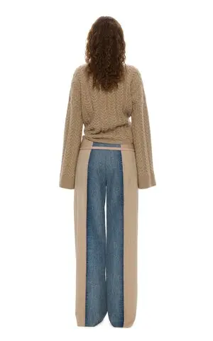 Christopher Esber Margot Spliced Straight Leg Jeans