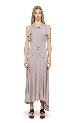 Christopher Esber Tai Rivet Jersey Maxi Dress