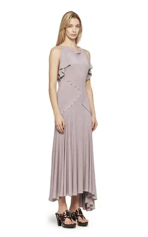 Christopher Esber Tai Rivet Jersey Maxi Dress