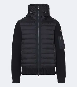 Moncler Permanent Paneled Wool-blend Jacket