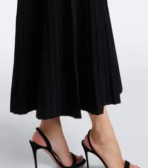 Simkhai Genna Ribbed-knit Midi Dress