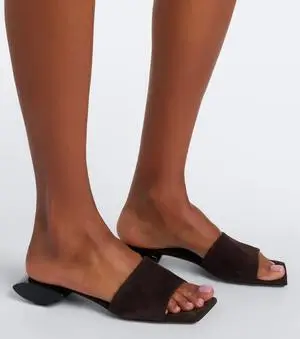 Alaïa Suede Mules