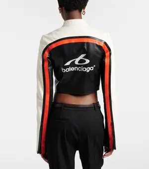 Balenciaga Leather Biker Jacket