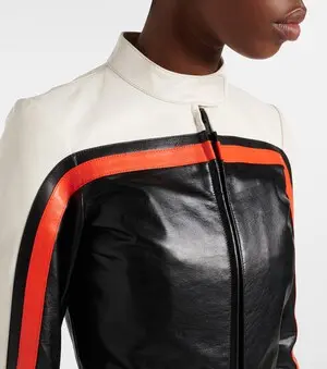 Balenciaga Leather Biker Jacket