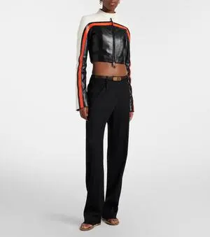 Balenciaga Leather Biker Jacket