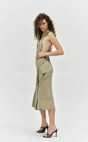 Christopher Esber Utility Belted Maxi Dress