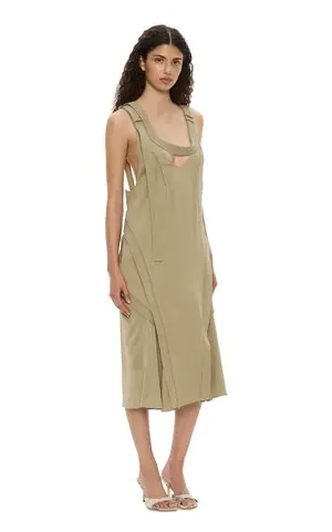 Christopher Esber Utility Belted Maxi Dress