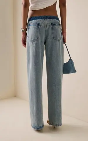 Christopher Esber Troy Deconstruct Suede Jeans