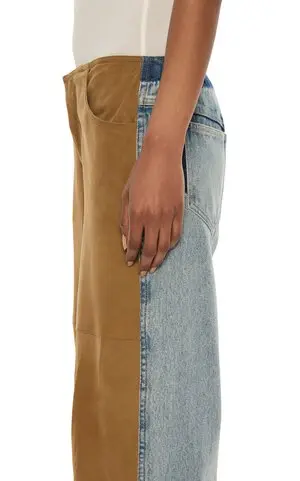 Christopher Esber Troy Deconstruct Suede Jeans