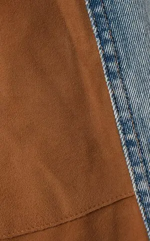Christopher Esber Troy Deconstruct Suede Jeans