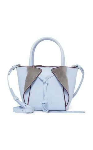 Gabriela Hearst Small Marija Bag With Piping - Light Blue