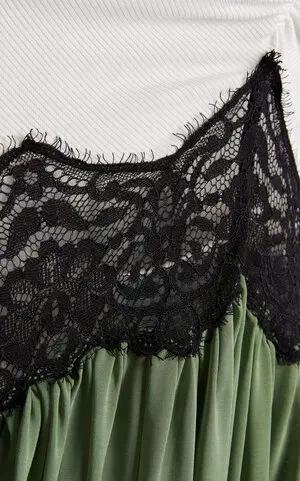 Christopher Esber Open Twist Verner Lace Tank Maxi Dress