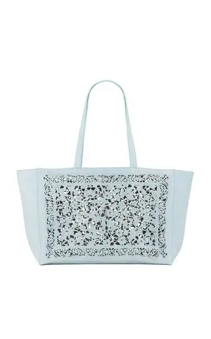 Gabriela Hearst Leather Tote Light Blue