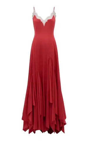 Gabriela Hearst Cinto Silk Maxi Dress - Red