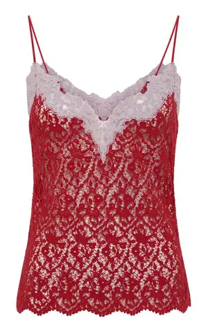 Gabriela Hearst Umbra Cotton Top - Red