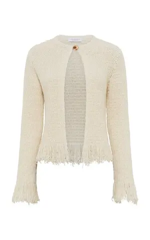 Gabriela Hearst Sena Wool-cashmere Jacket - Ivory