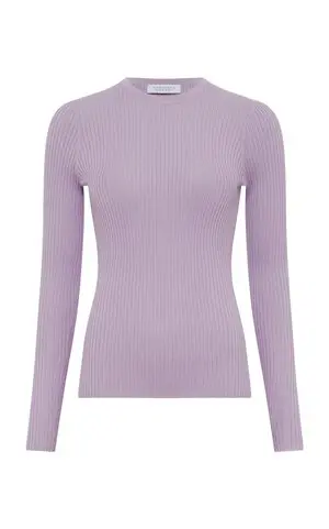 Gabriela Hearst Gabriela Hearst Browning Wool-Silk Knit Purple