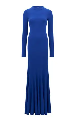 Gabriela Hearst Vigore Wool-cashmere Maxi Dress - Royal Blue