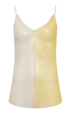 Gabriela Hearst Tessera Color-block Silk Camisole