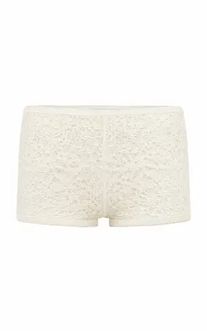 Gabriela Hearst Zuni Wool-silk Hotpants - Ivory