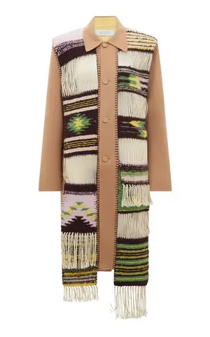 Gabriela Hearst Cardea Reversible Trench Coat With Blanket - Multi