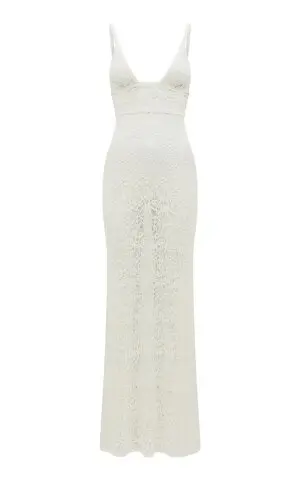Gabriela Hearst Maia Wool-silk Maxi Dress - Ivory