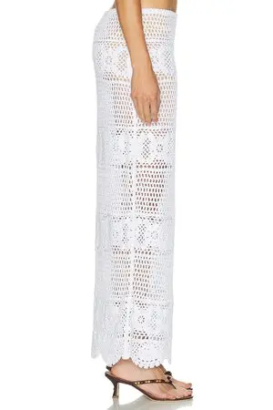 SKIMS Crochet Swim Long Skirt